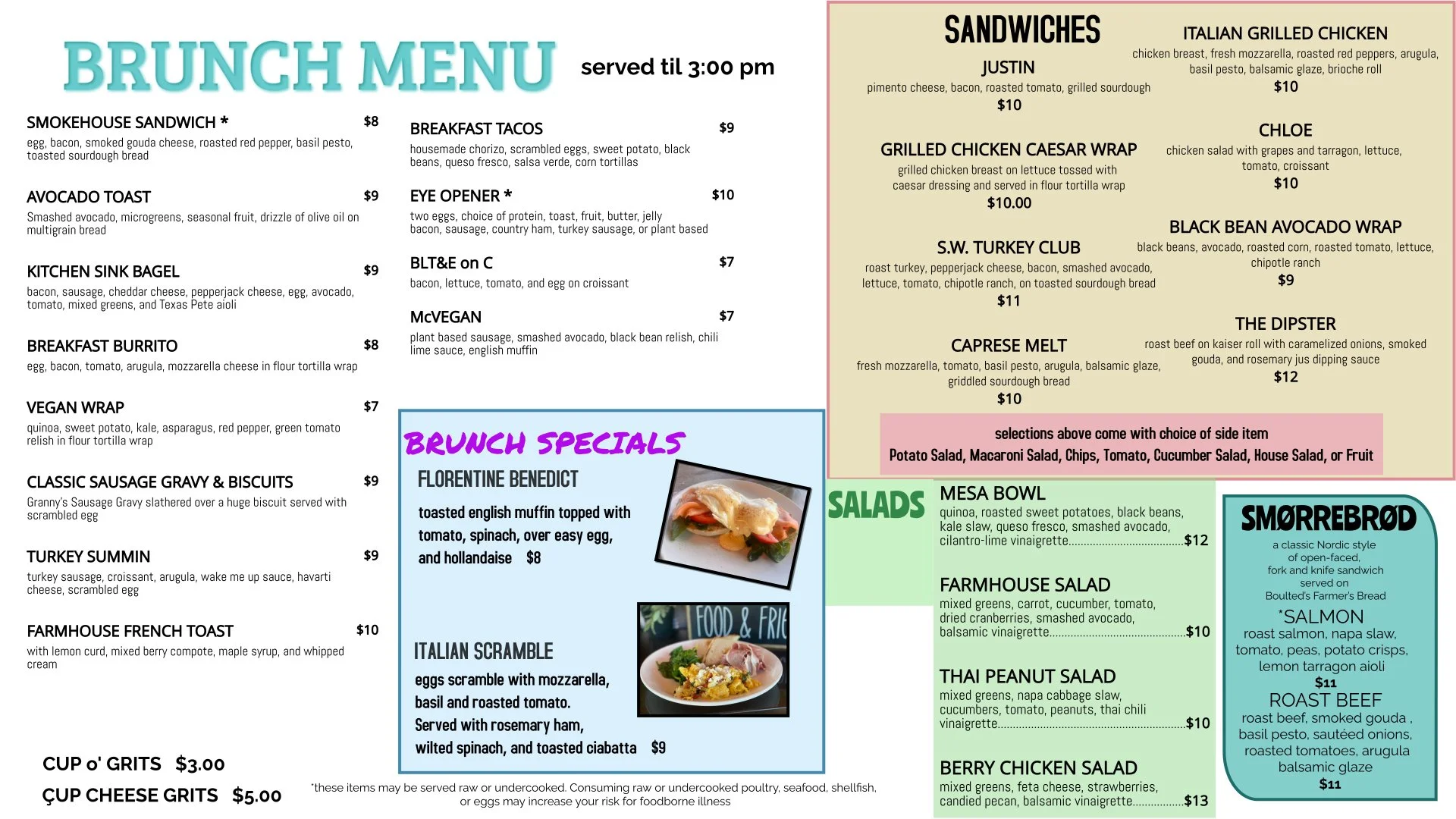 Sunday Brunch — Farmhouse Cafe