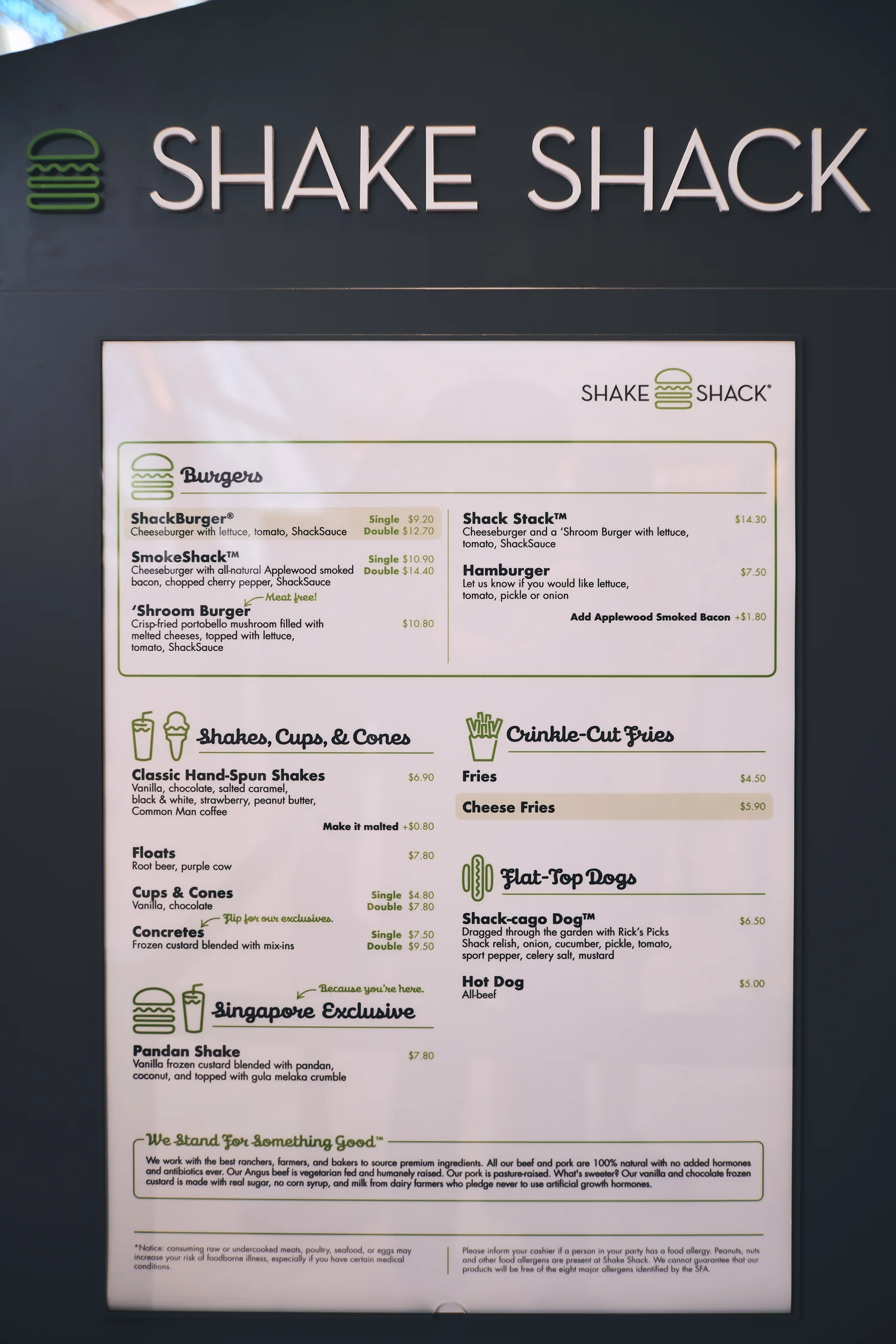 Shake Shack - Jewel Changi Airport — SHIRO ANG