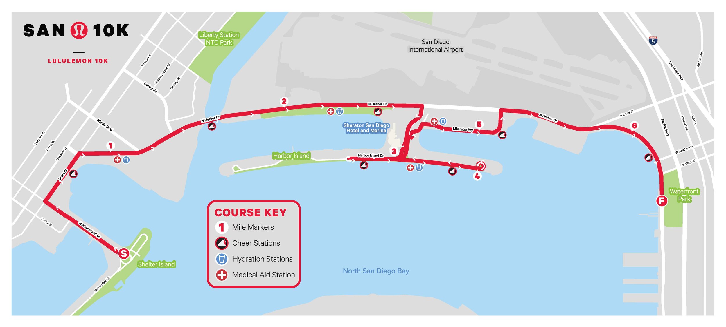 lululemon 10k atlanta route map