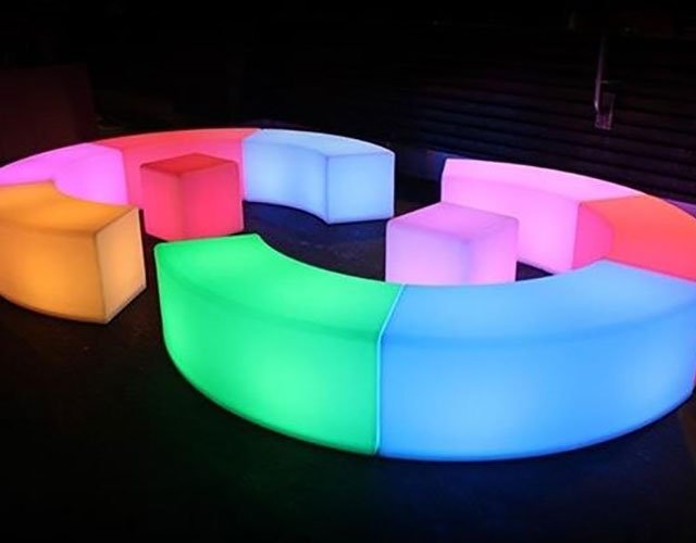 Illuminated Furniture Hire — Funky Event Hire