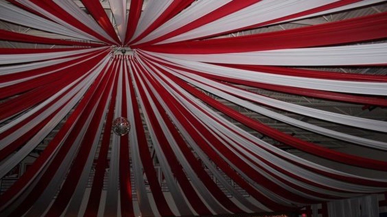 Ceiling Draping Rental — Funky Event Hire