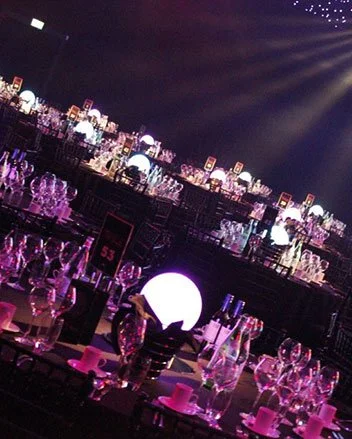 Low Table Centres — Funky Event Hire