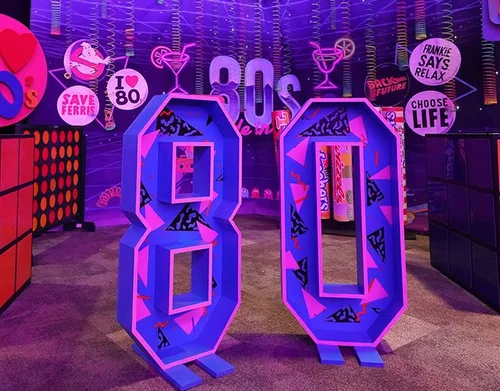 Retro 80's Themed Props & Furniture — Funky Event Hire