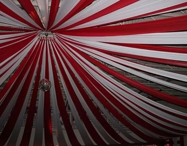 Circus Ceiling Draping — Funky Event Hire