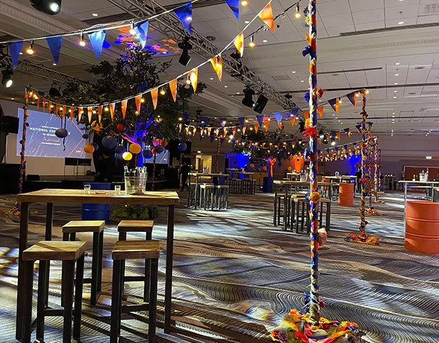 Ceiling Draping Hire — Funky Event Hire
