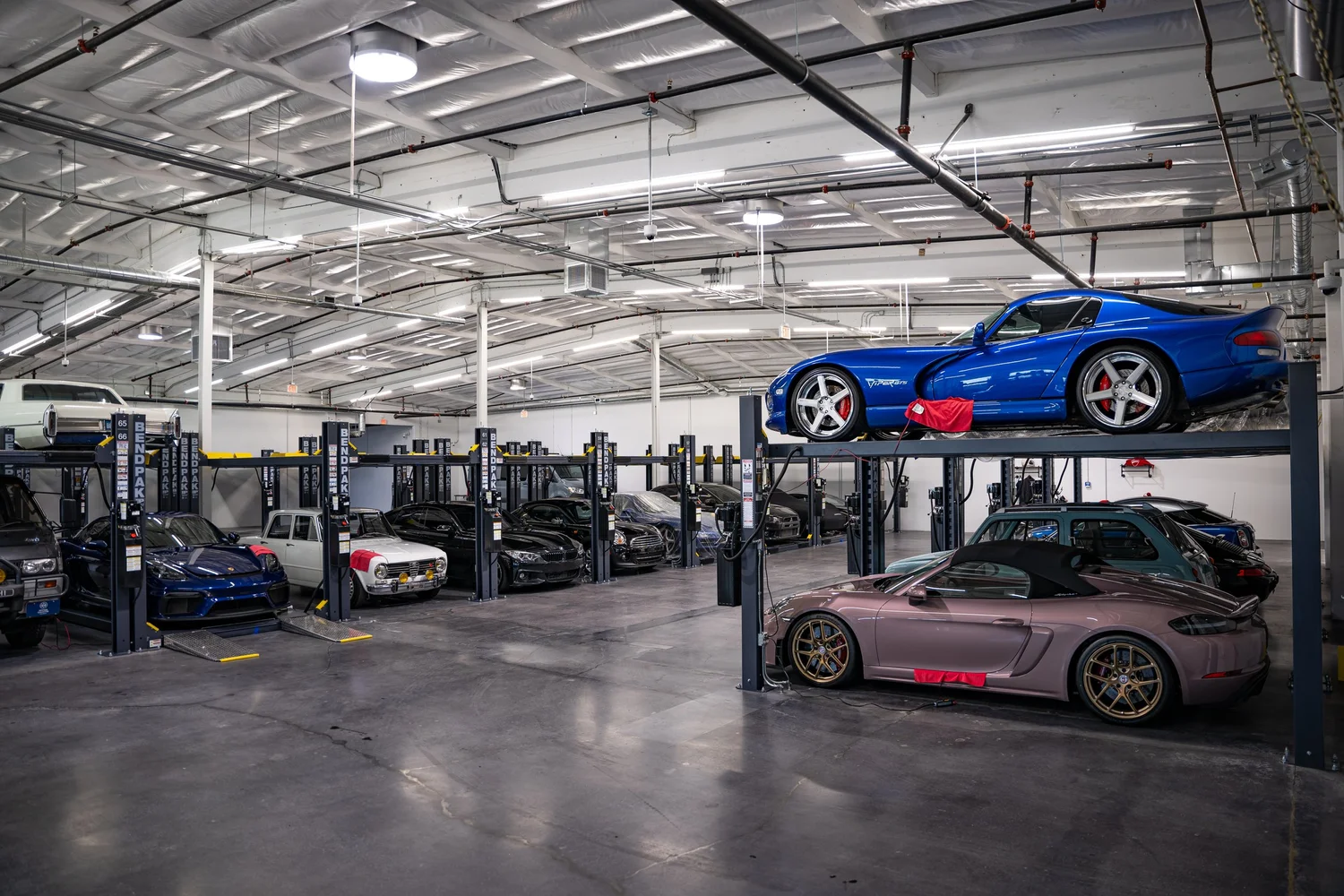 Custom Built Parking Structure | Los Angeles Luxury Car Storage ...