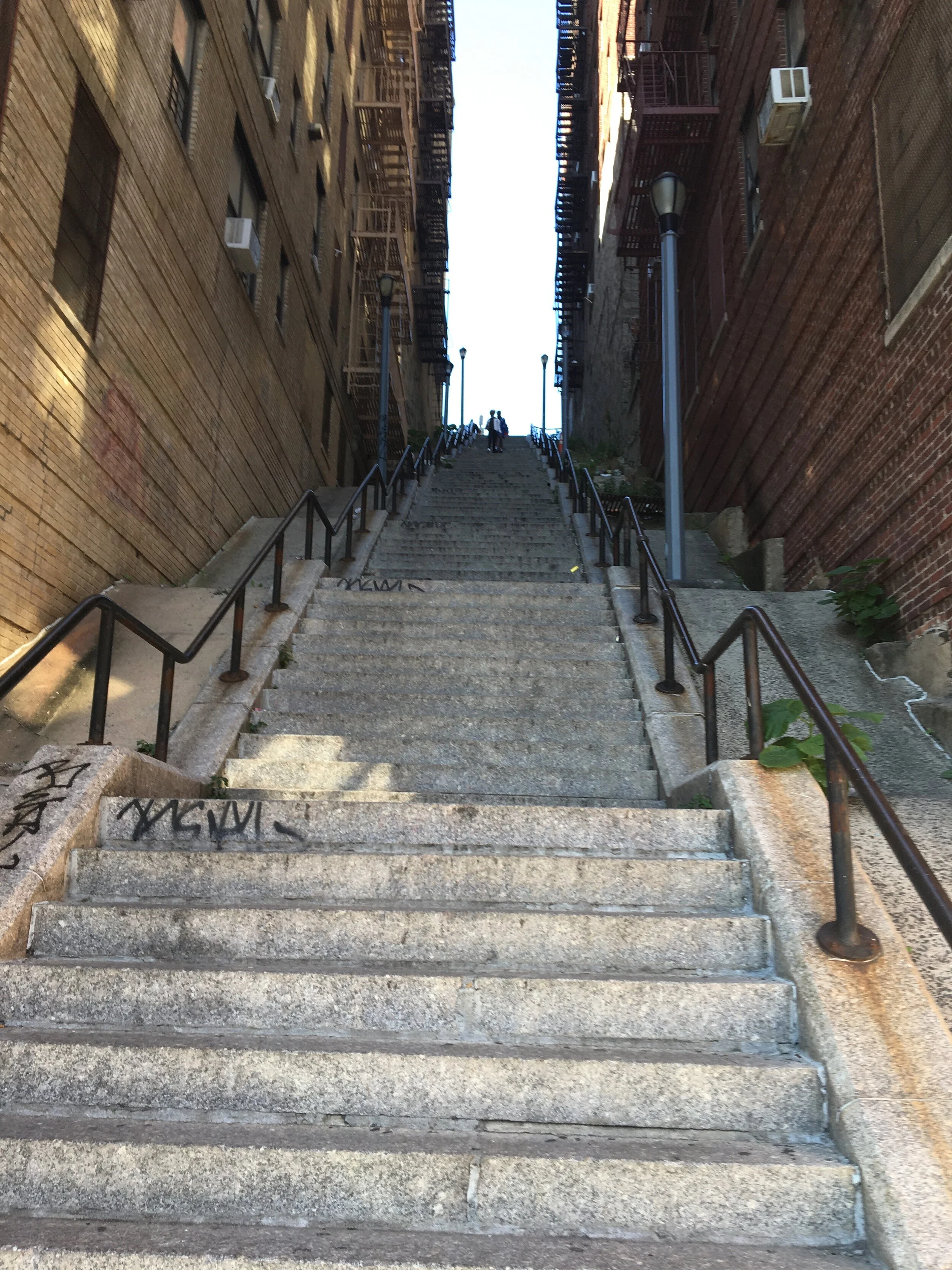 The "Joker Stairs" (West Bronx) and High Bridge (Bronx to Manhattan ...