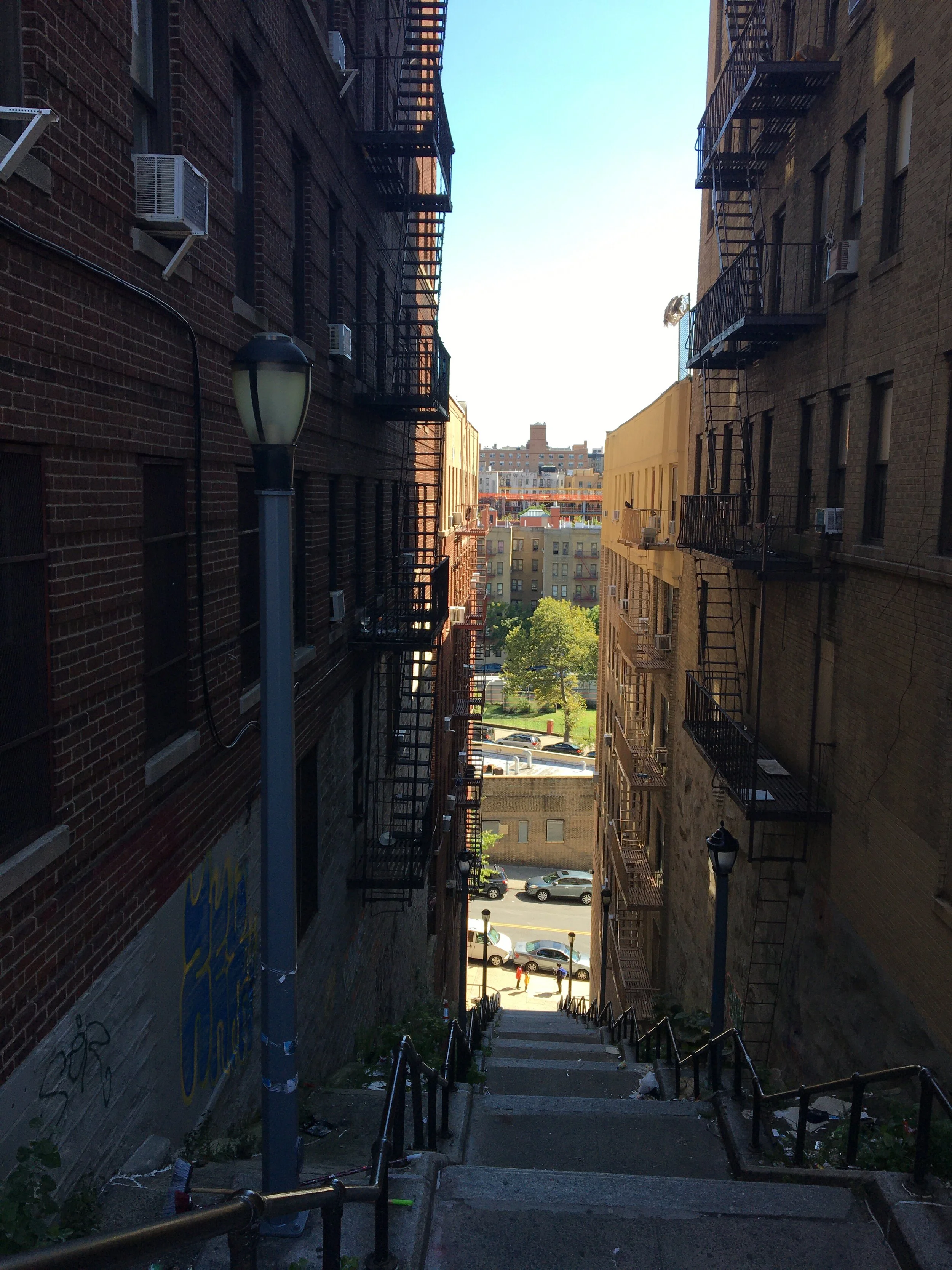 The "Joker Stairs" (West Bronx) and High Bridge (Bronx to Manhattan ...