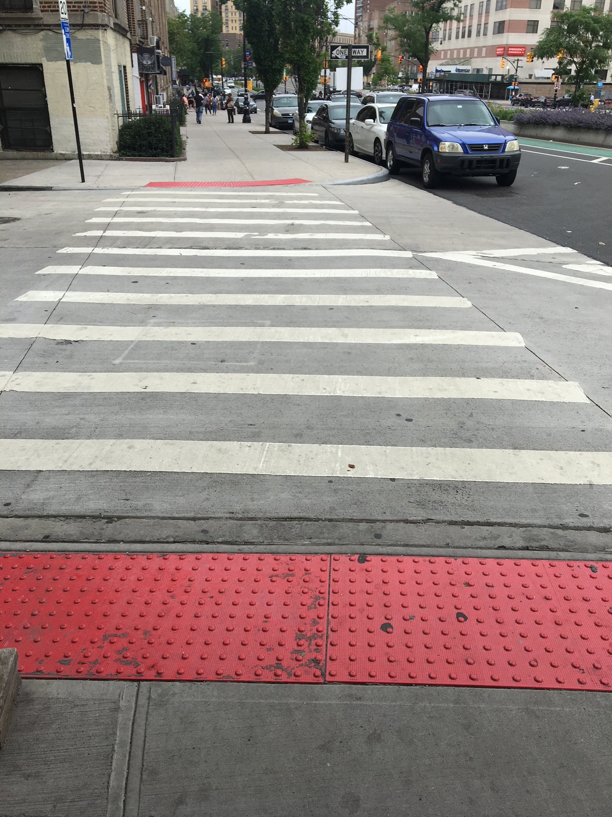 Raised Crosswalks in New York City — ON FOOT, ON WHEELS