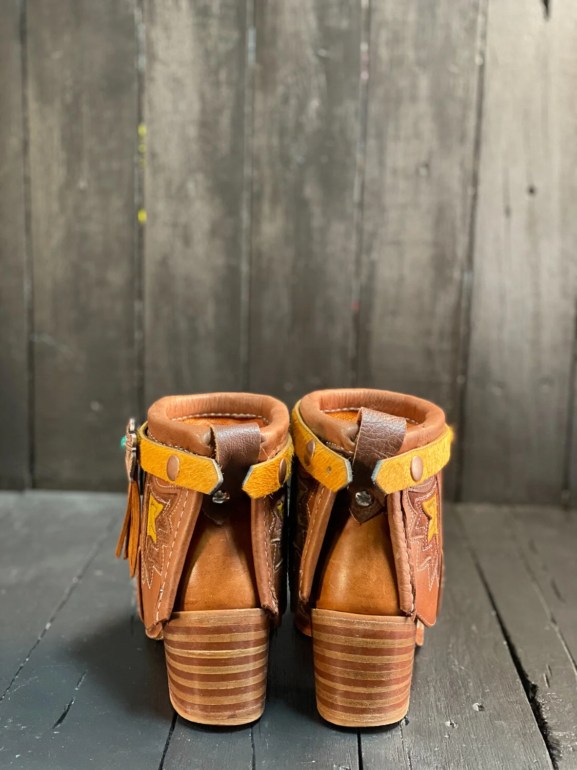 Women US 7, Custom Frye boots — FauxyFurr Vintage + Handmade