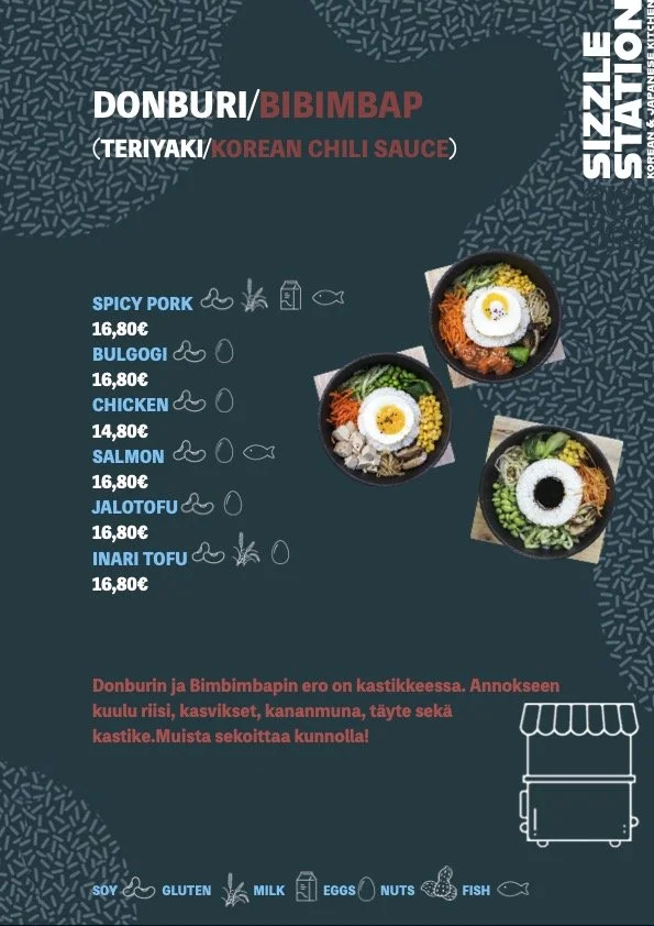 Menu — Sizzle Station