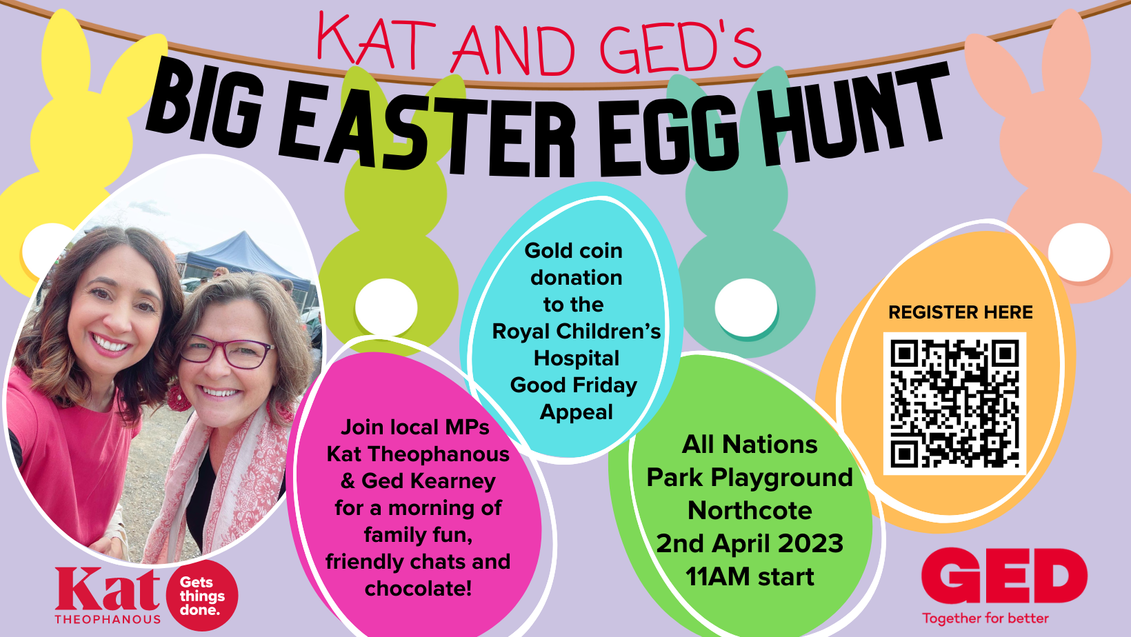 Kat Theophanous MP - Easter Egg hunt 2023