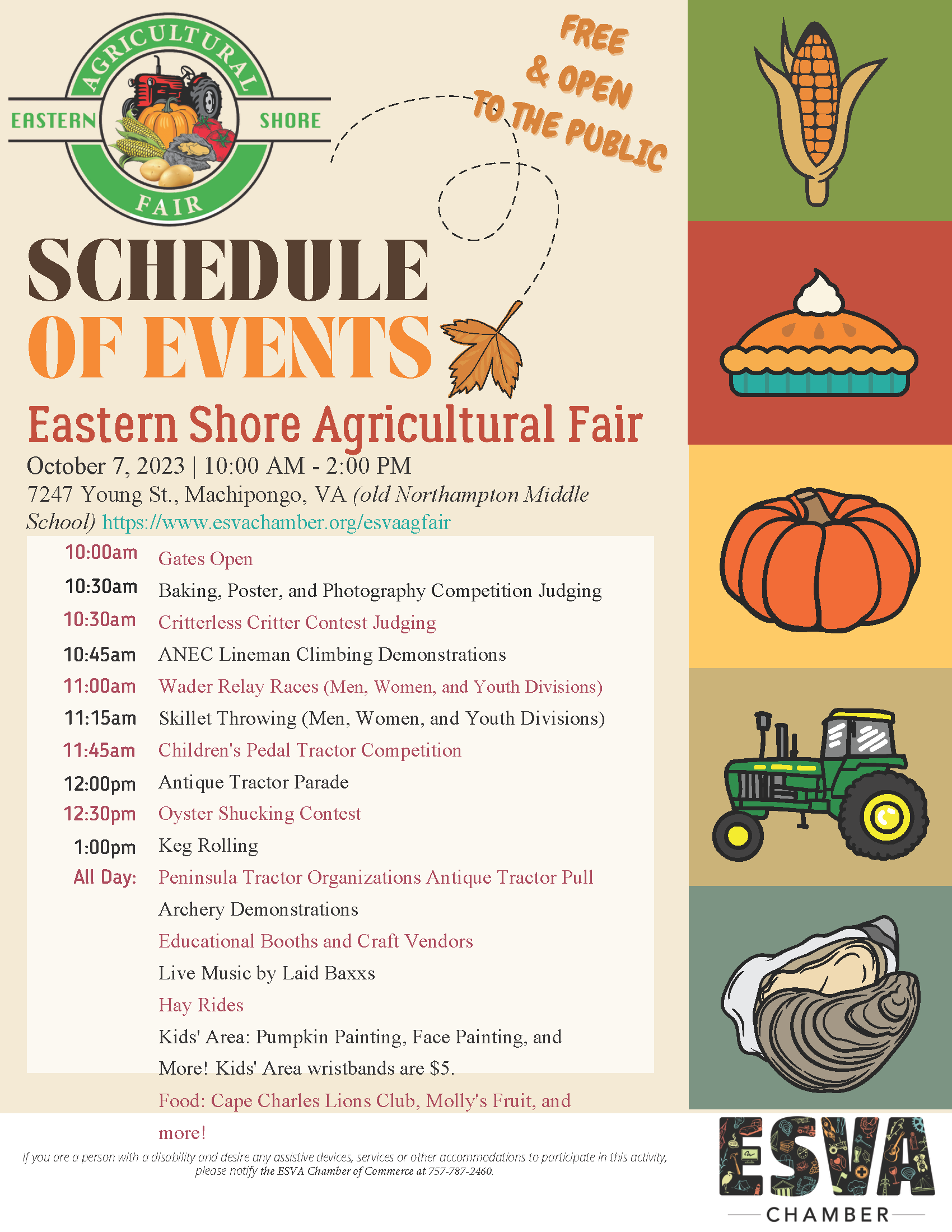 ESVA Agricultural Fair — ESVA CHAMBER