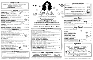 Menus — Little Sister