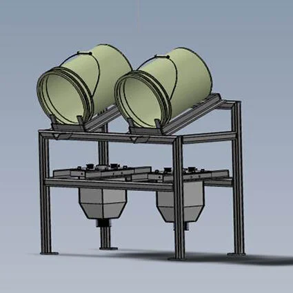 PDT Pail Rack with Reservoir — Precision Dispense Technologies