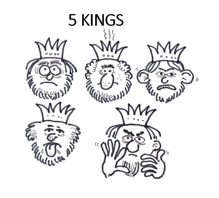 The FIVE KINGS — Stones of fire ministries
