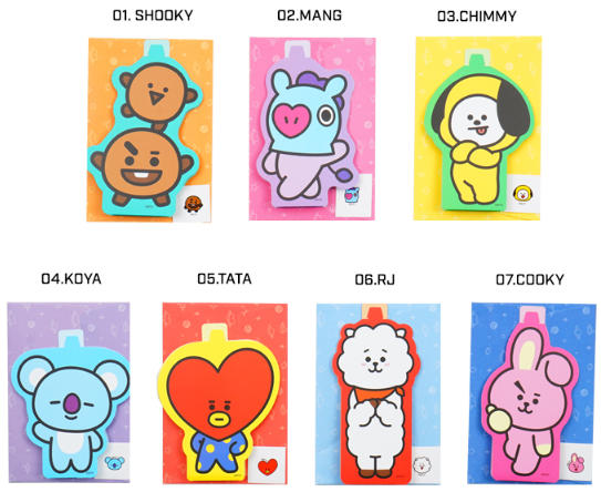 BT21 STANDING CARD - KPOP STORE USA
