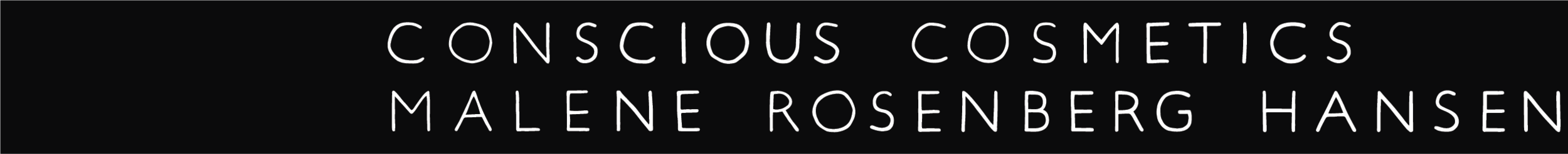 Conscious Cosmetics Malene Rosenberg Hansen