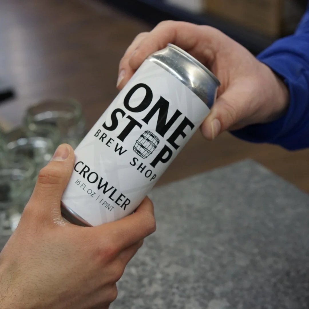 One Stop Brew Shop | Growlers | Kegs | Cans & Bottles