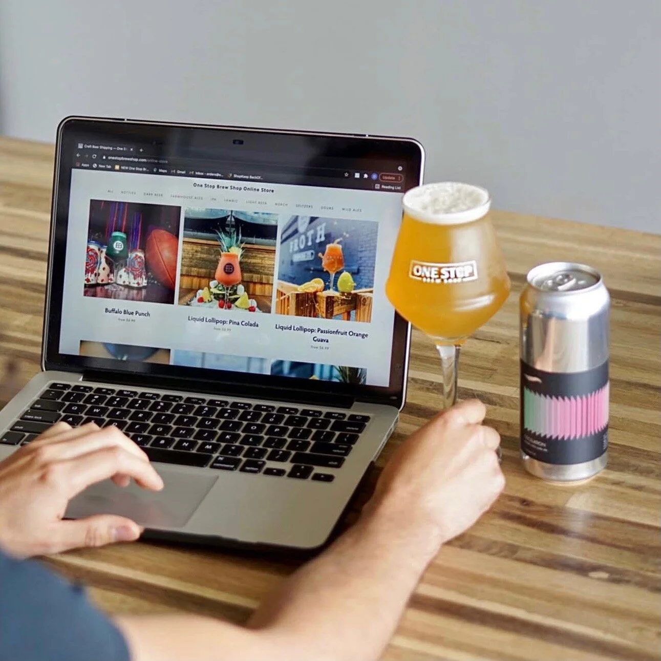 One Stop Brew Shop | Growlers | Kegs | Cans & Bottles