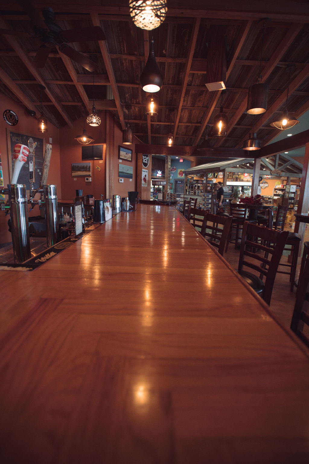 In store full bar featuring creative cocktails, wines by the glass and ...