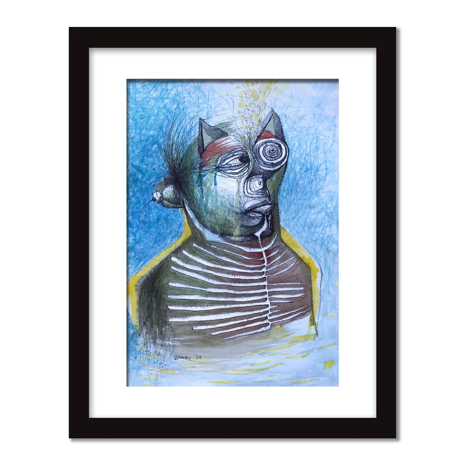 Visual artist David Brady creates haunting figurative work on view in ...