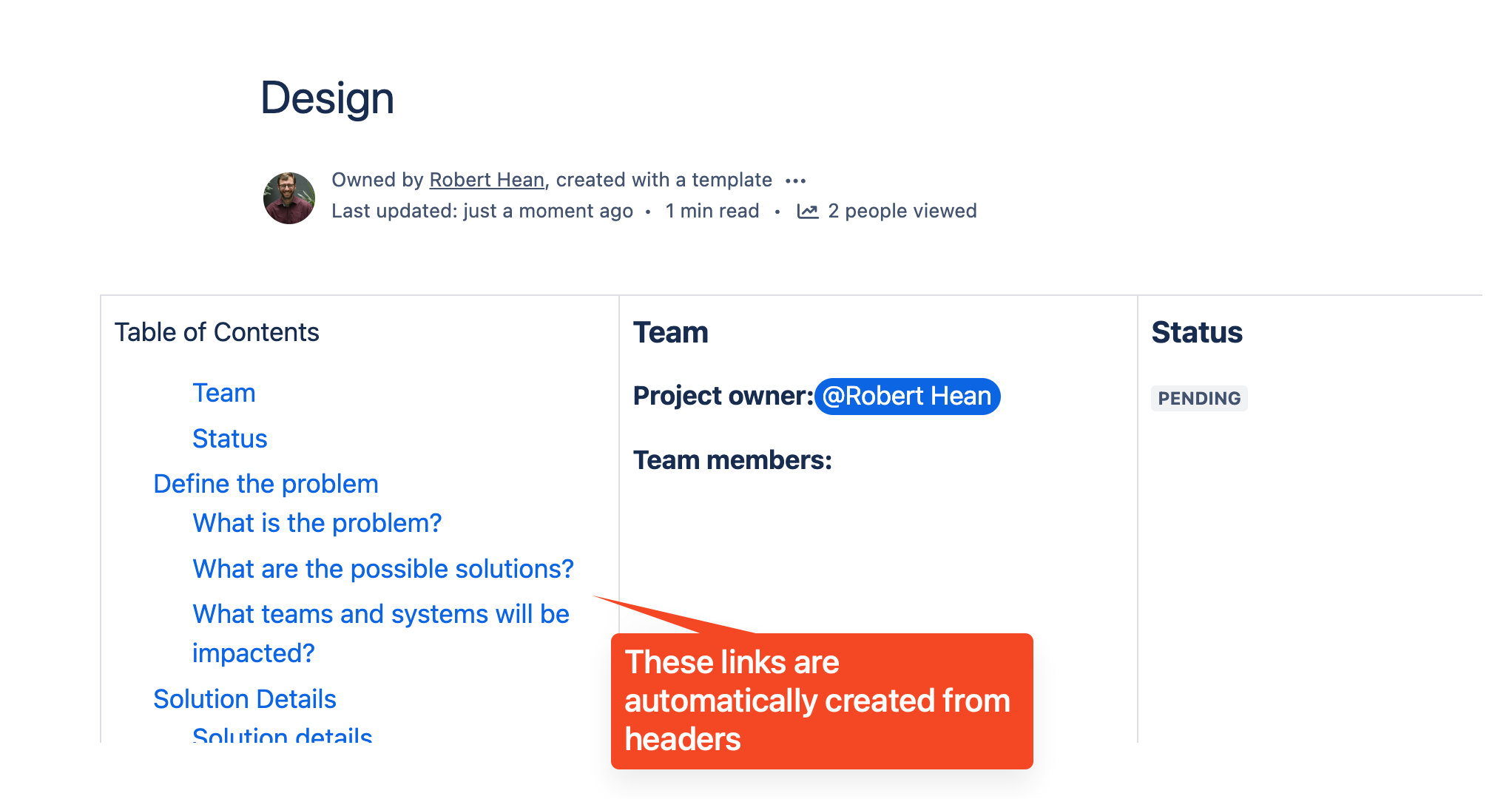 Confluence Macros — Hean Tech