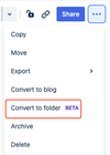 New Confluence Feature - Folders — Hean Tech
