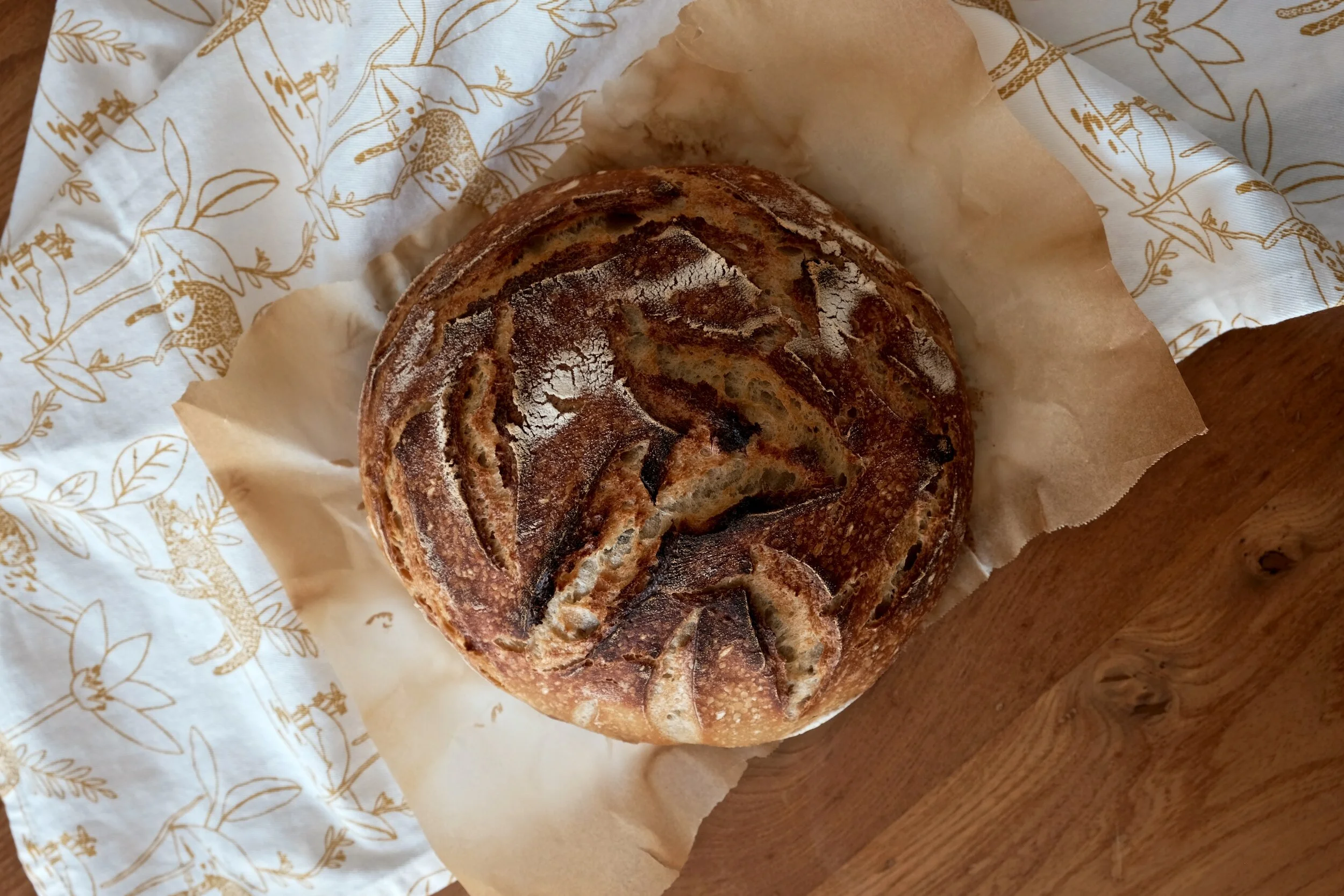 Pain au levain de blé en cocotte - Recette de La Cormerie ! — Les ...