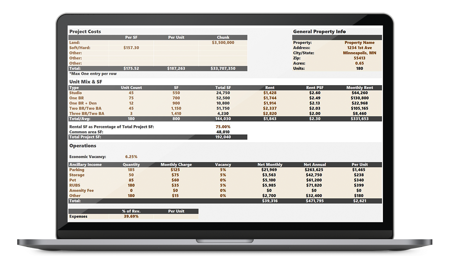 Hud 1 Excel Template