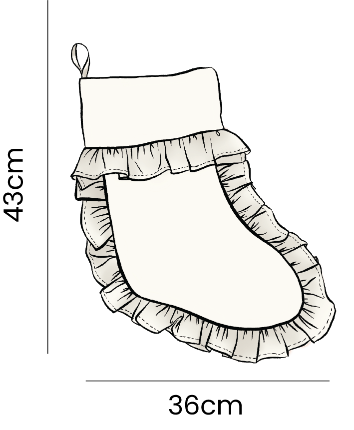 Ruffle Stocking — Veronica Tucker the Label