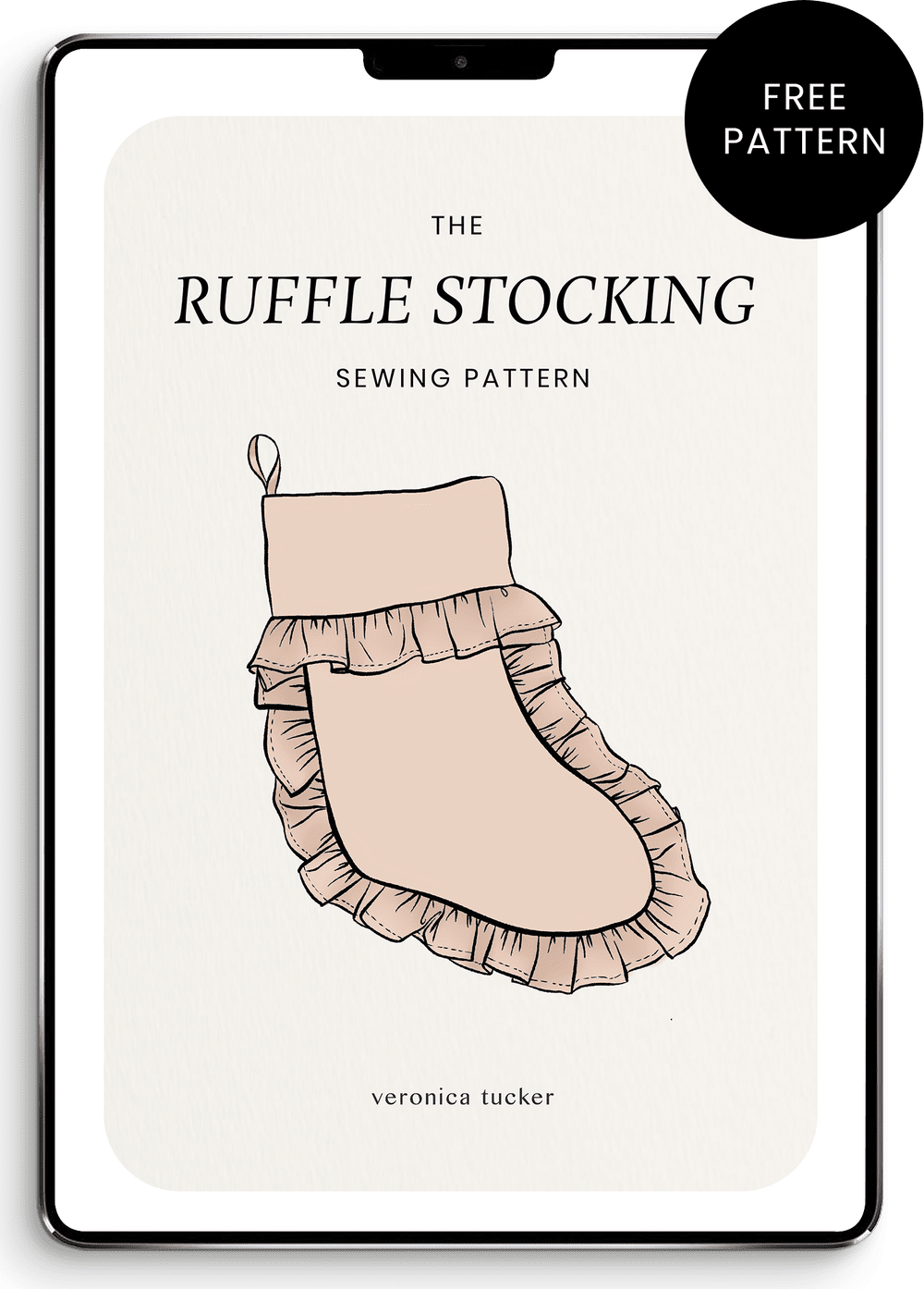 Ruffle Stocking — Veronica Tucker the Label