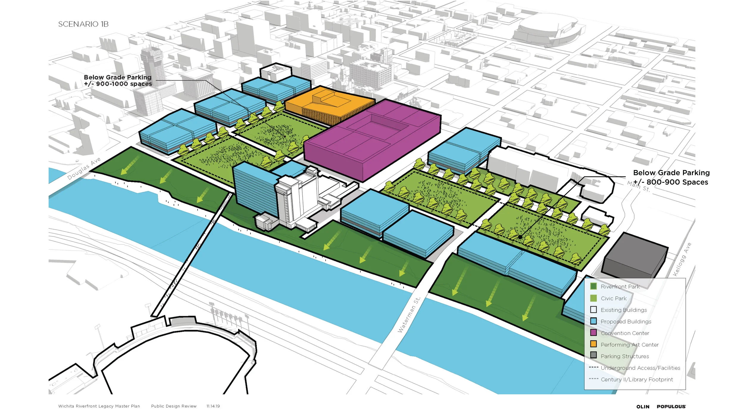 Design Scenarios — Riverfront Legacy Master Plan