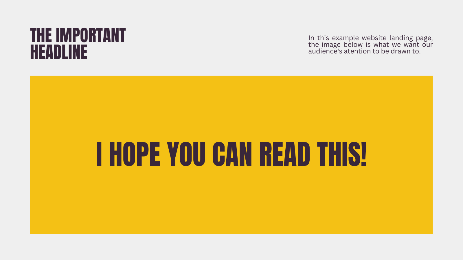 Contrast Design Examples
