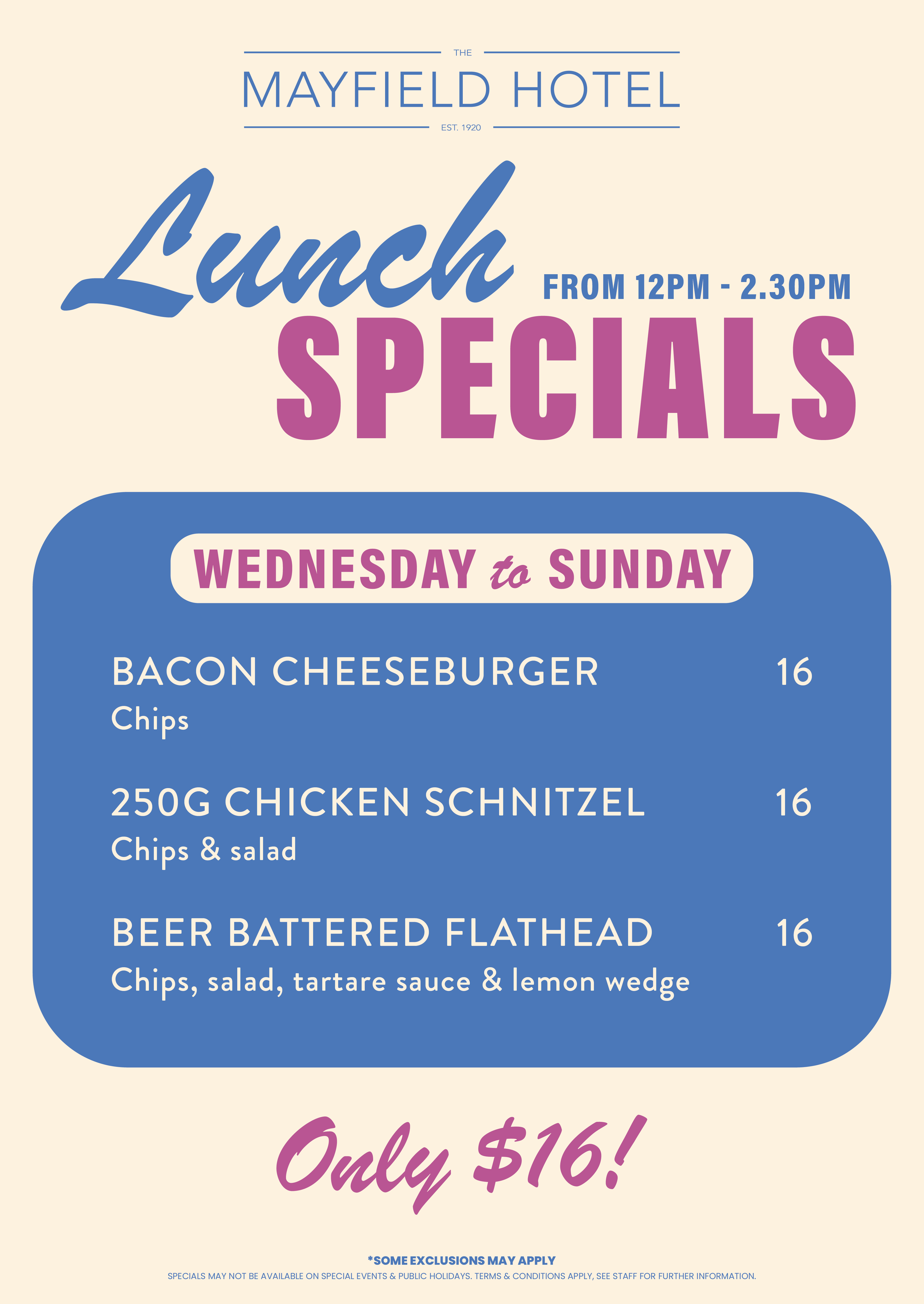 What's On — The Mayfield Hotel