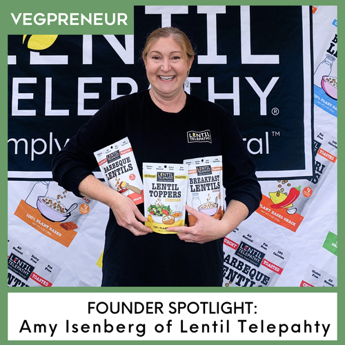Founder Spotlight: Amy Isenberg (Lentil Telepahty) — VEGPRENEUR