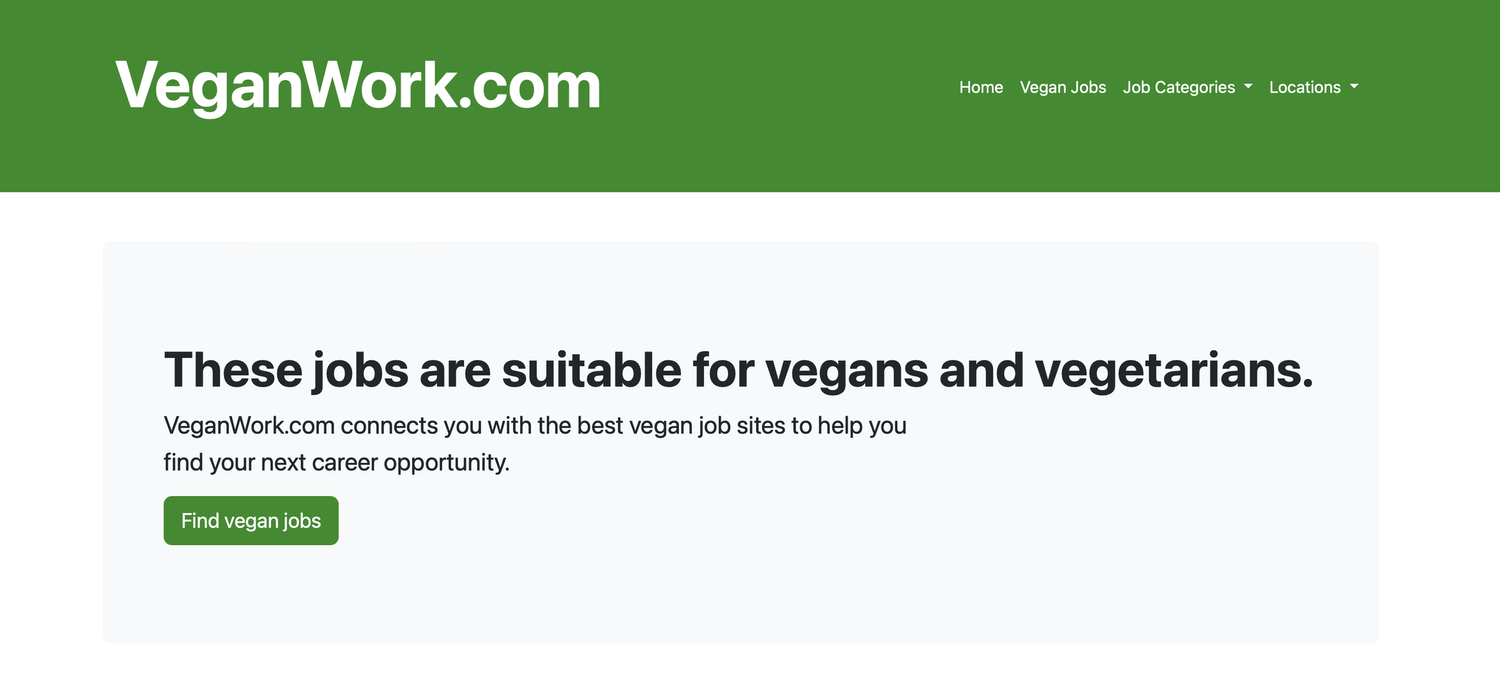 Vegan and Sustainable Job Listings — VEGPRENEUR