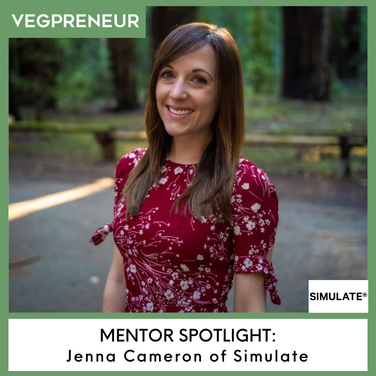VEGPRENEUR Mentor: Jenna Cameron — VEGPRENEUR