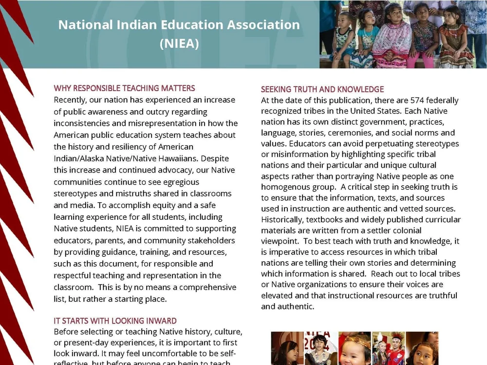 Culturally-Based Curriculum — National Indian Education Association