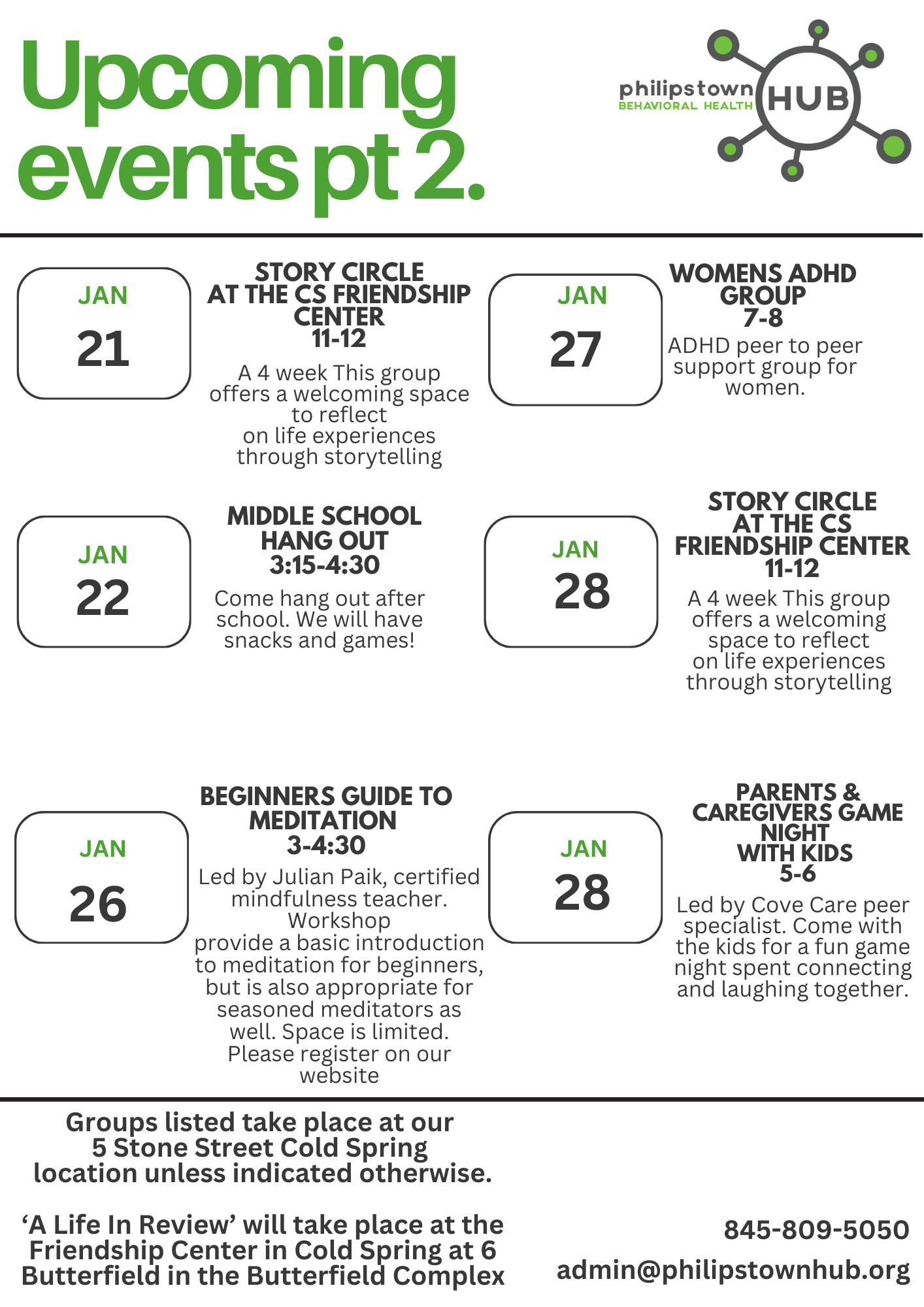 Events — Philipstown Hub