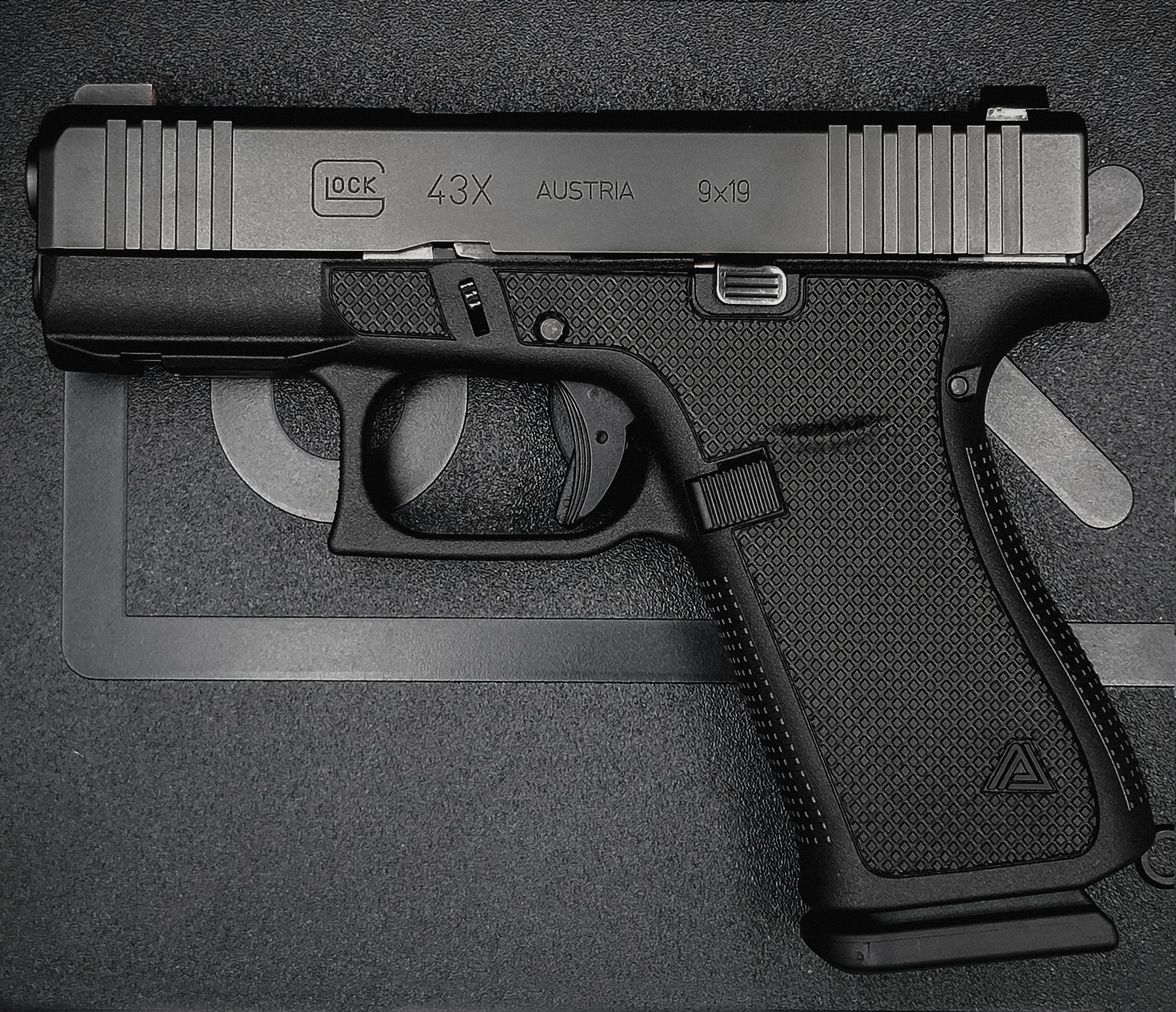 Glock Laser Stippling — Americor Manufacturing