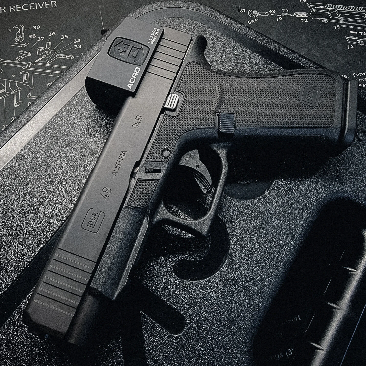 Glock Laser Stippling — Americor Manufacturing