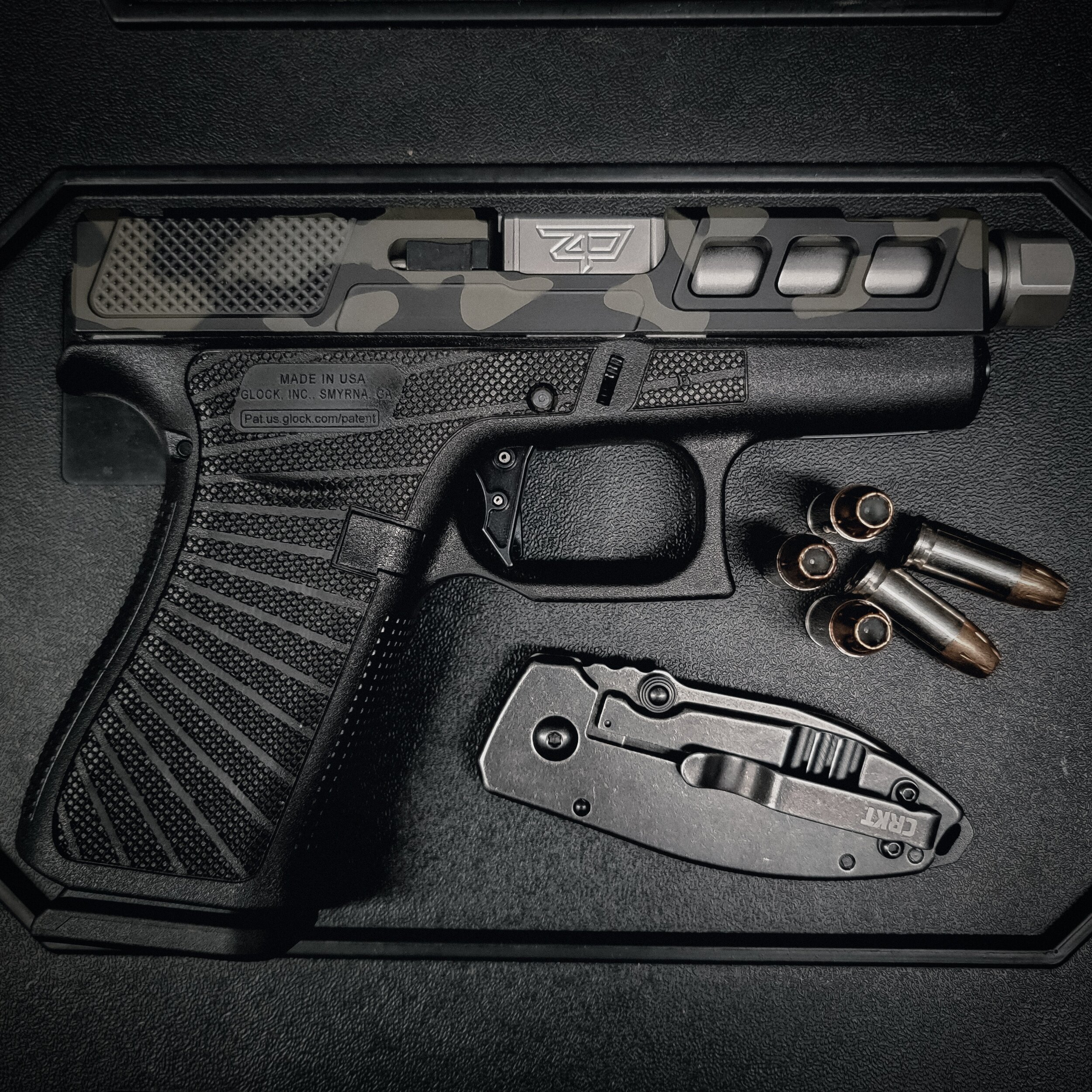 Glock Laser Stippling — Americor Manufacturing