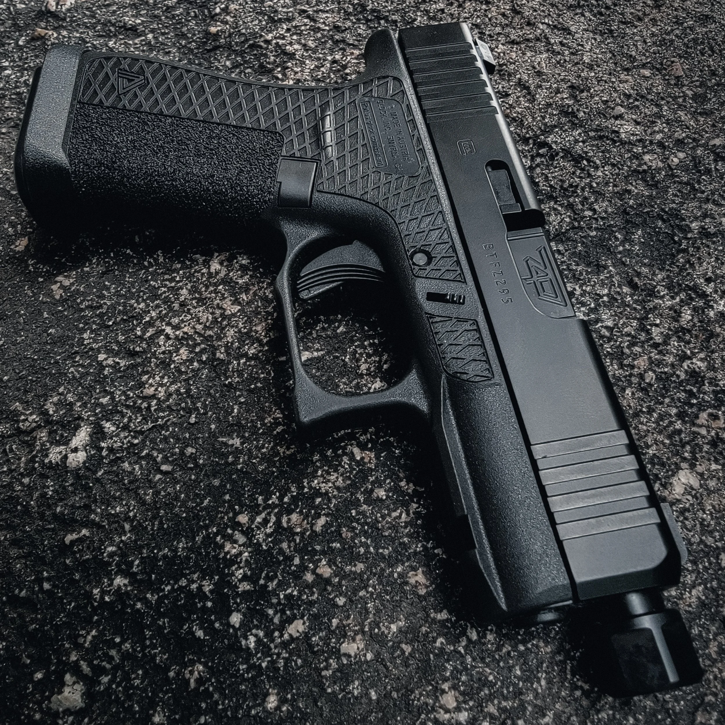 Glock Frag Laser Stippling — Americor Manufacturing