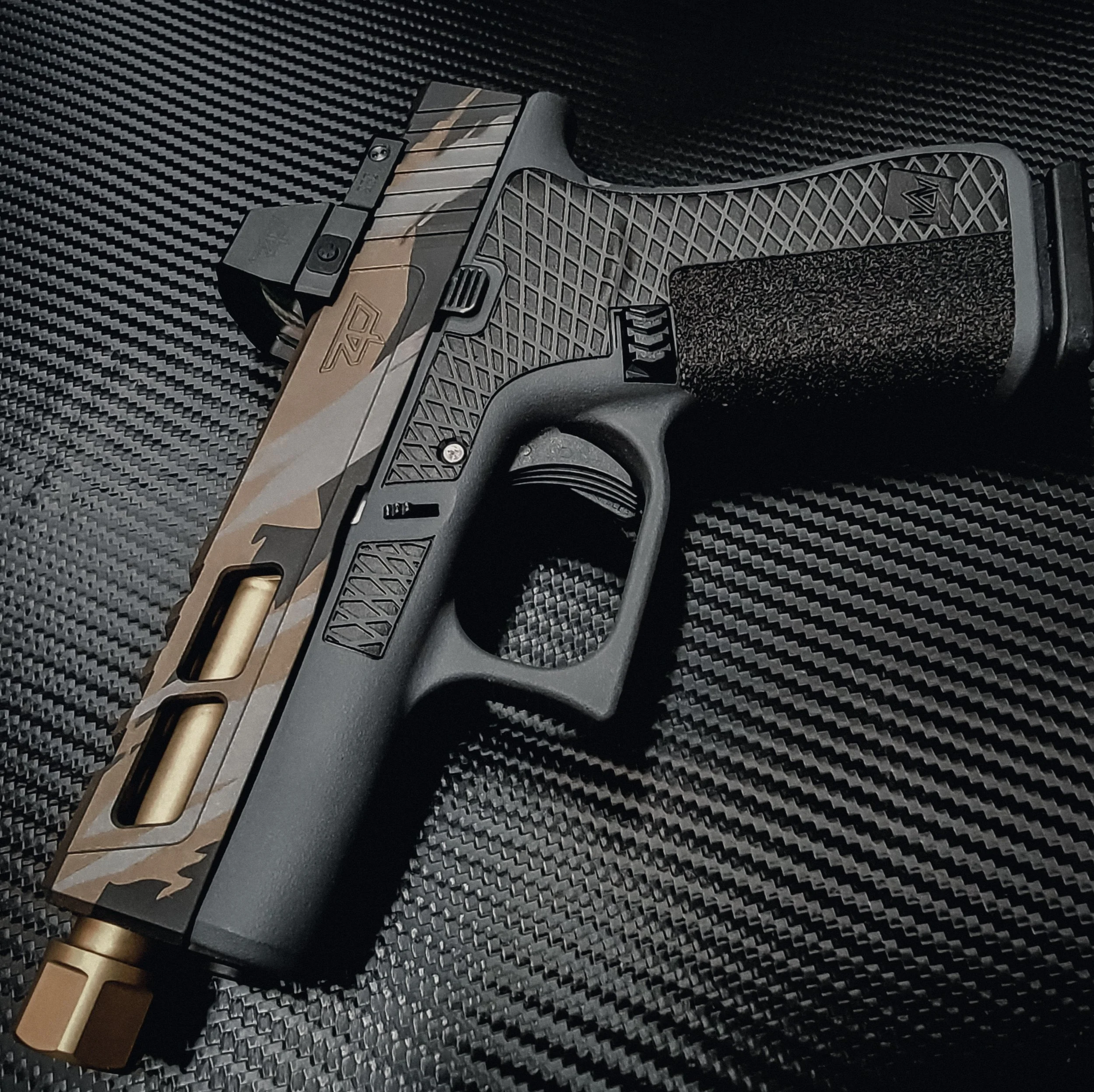 Glock Frag Laser Stippling — Americor Manufacturing