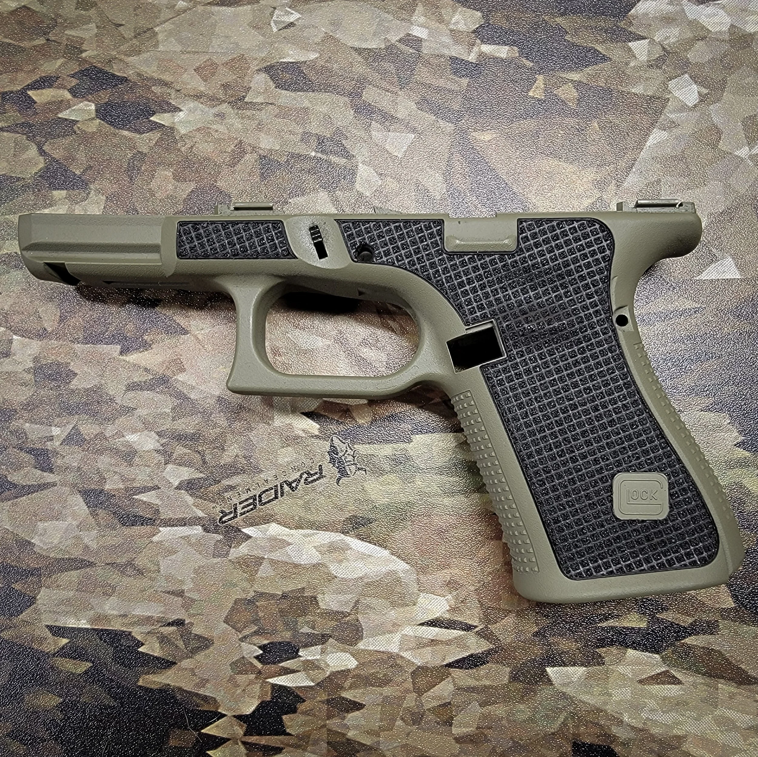 Glock Slate Laser Stippling — Americor Manufacturing