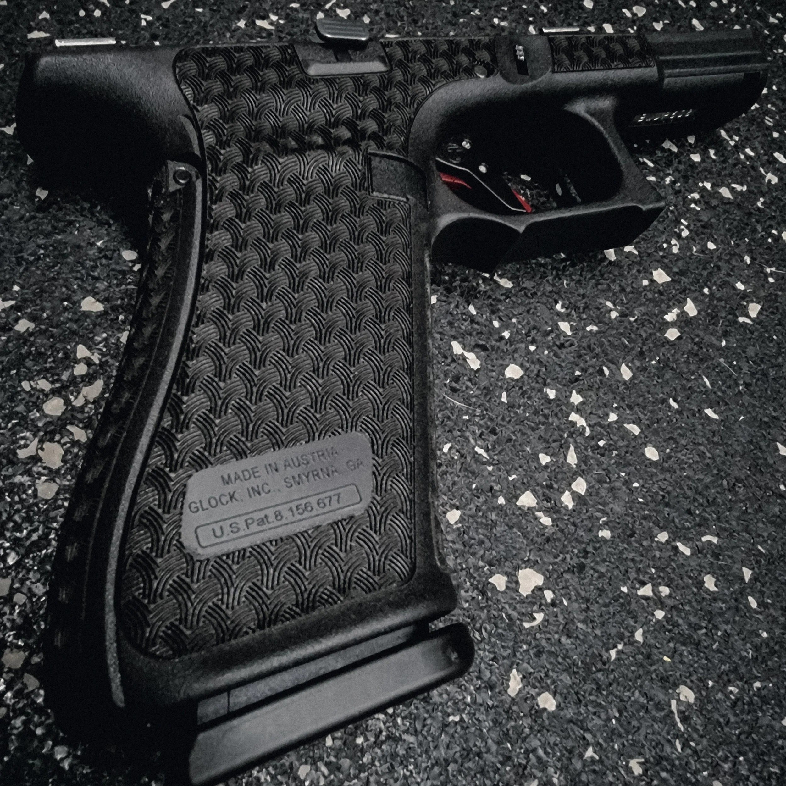 Glock Braid Laser Stippling — Americor Manufacturing