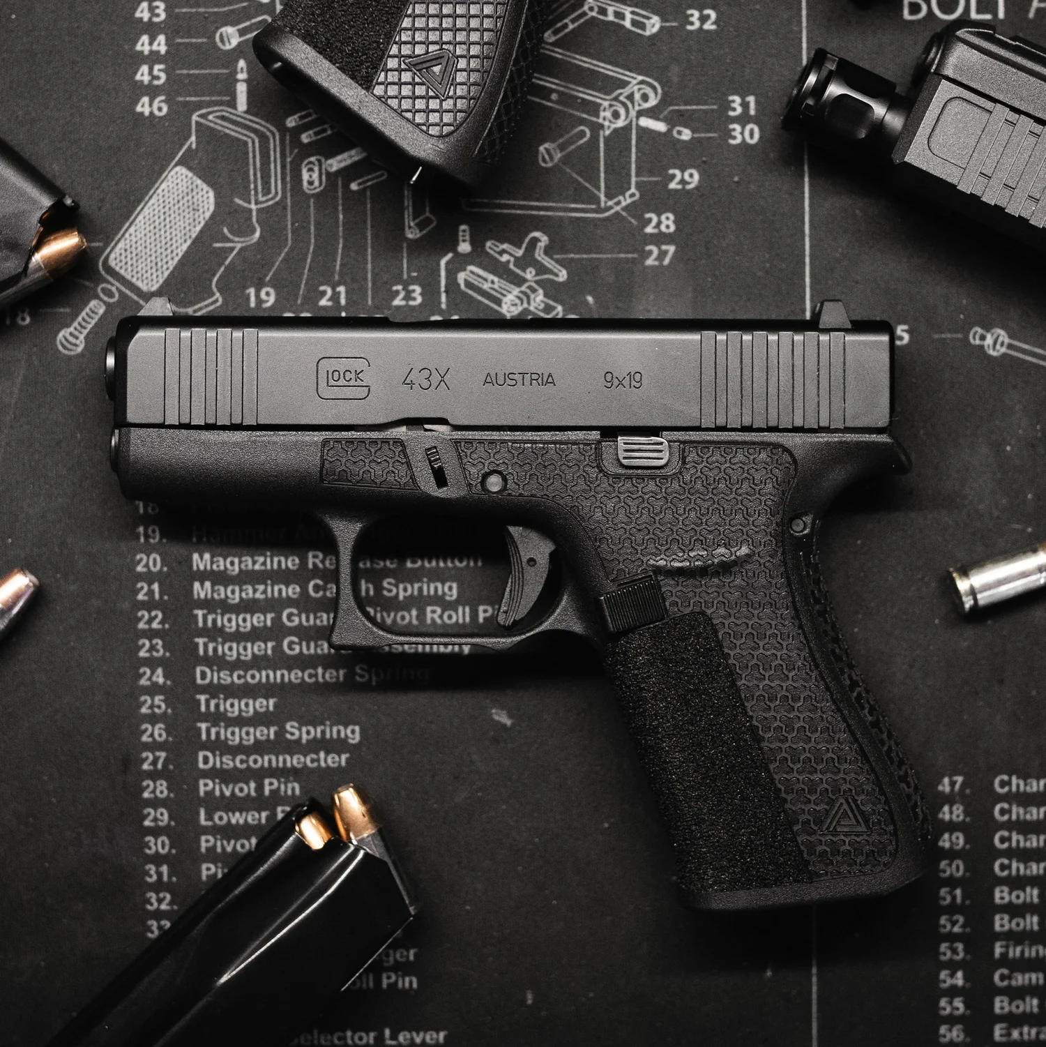 Glock Talon Laser Stippling — Americor Manufacturing