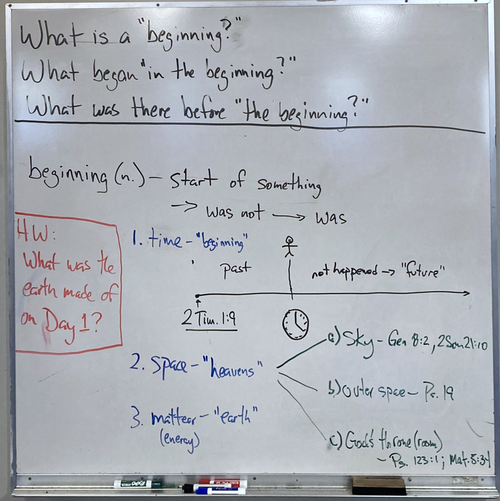 What Is a Beginning? — Painless Apologetics — Dan Kreft — Seven-Foot ...