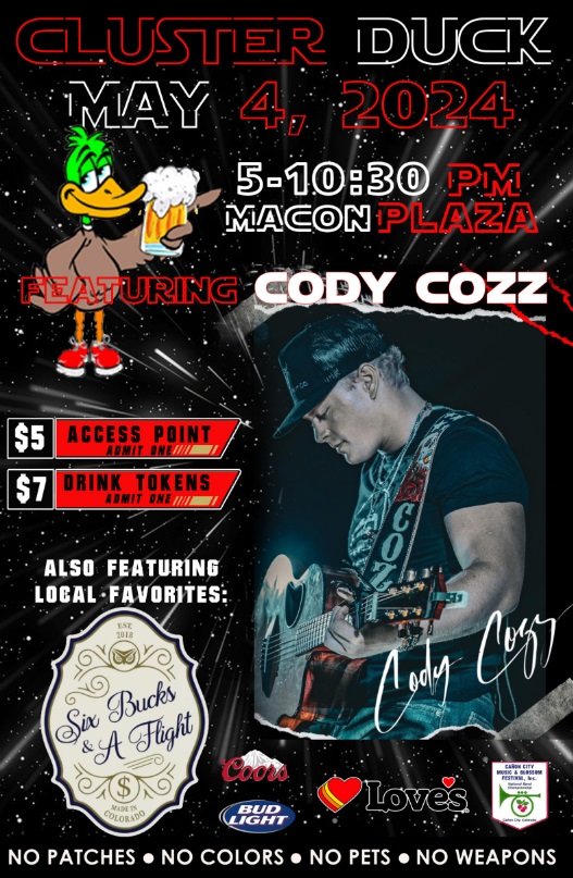 Cluster Duck — Cañon City Music & Blossom Festival